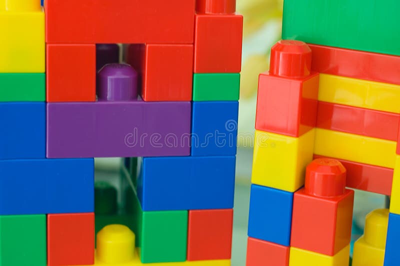 Colorful building blocks stock image. Image of color, blue - 7808429