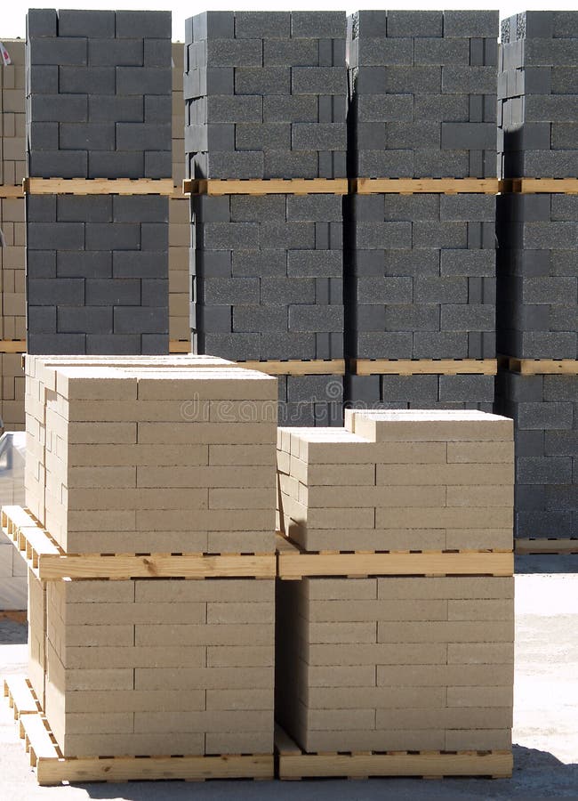 Building blocks 10 stock image. Image of mortar, pallets - 14222699