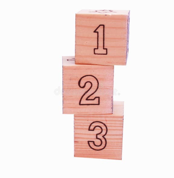 Building Blocks with 123 Showing Stock Photo - Image of colorful ...