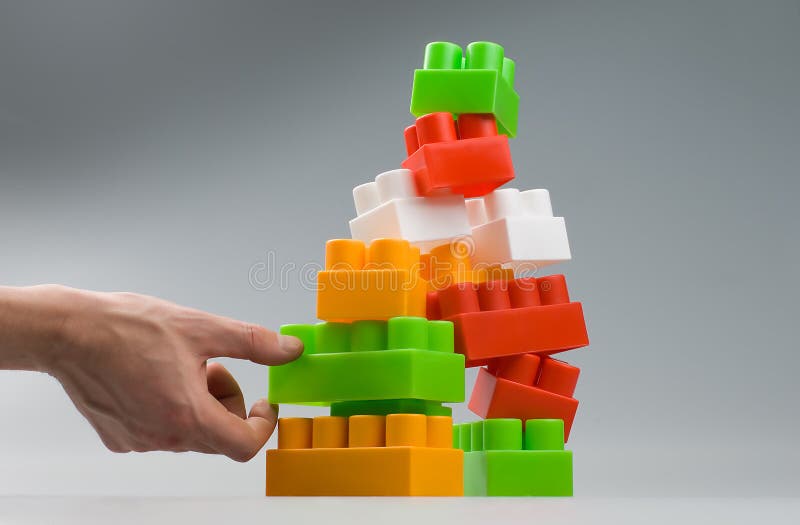 Building blocks stock image. Image of bright, color, away - 9301147