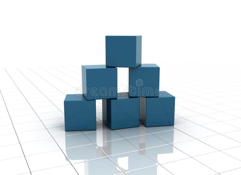 Building blocks concept stock illustration. Illustration of ...