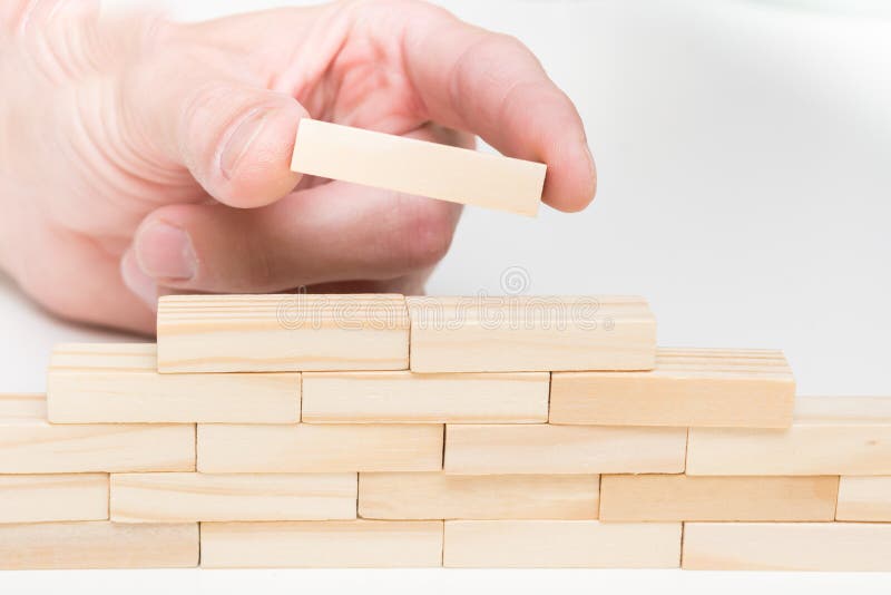 Building with blocks stock photo. Image of block, final - 123338500
