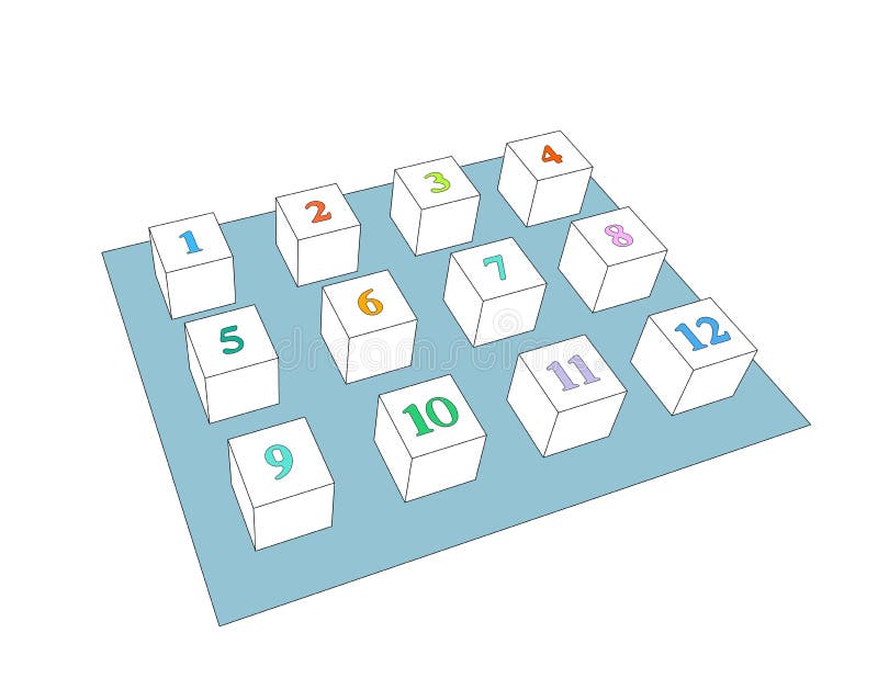 Twelve Building Silhouettes Stock Vector - Illustration of post, white ...