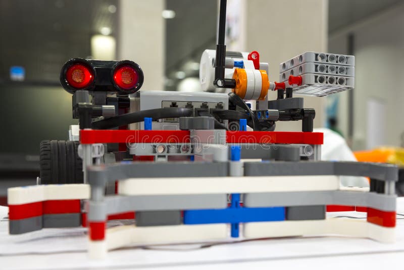 Building Blocks Remote Control Robot Stock Image - Image of ...