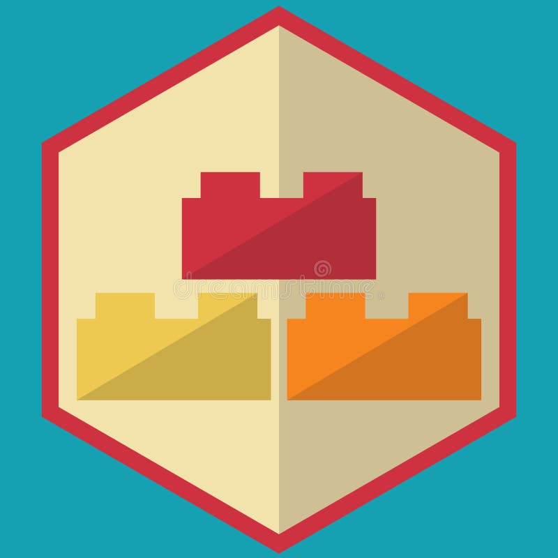 Building Blocks. Vector Illustration Decorative Design Stock Vector ...