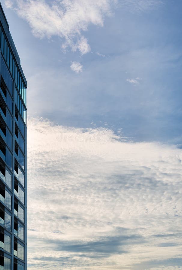 Building with Blue Sky Background. Stock Photo - Image of back, boston ...
