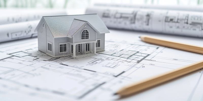 Building Blueprints and Material List Being Generated for a Home ...