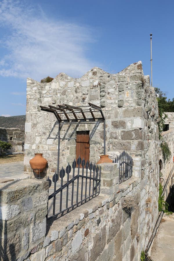 Bodrum fortress in Turkey editorial stock image. Image of petronium ...