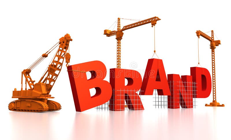 Branding Building Brand Product Marketing Identity Stock Illustration ...