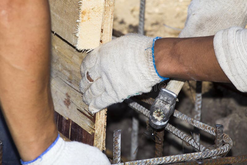 Building a brick building stock image. Image of laborer - 103168969