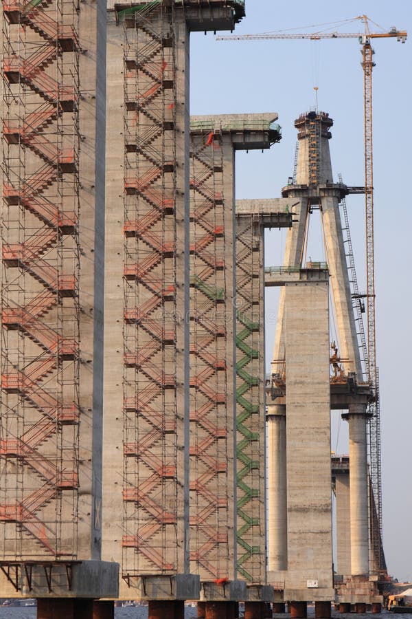 Building a bridge stock image. Image of bridge, brazil - 17296969