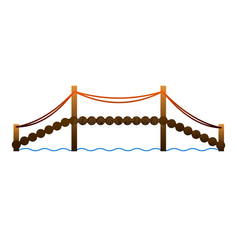 Building A Bridge That Connects Stock Vector - Illustration of brick ...