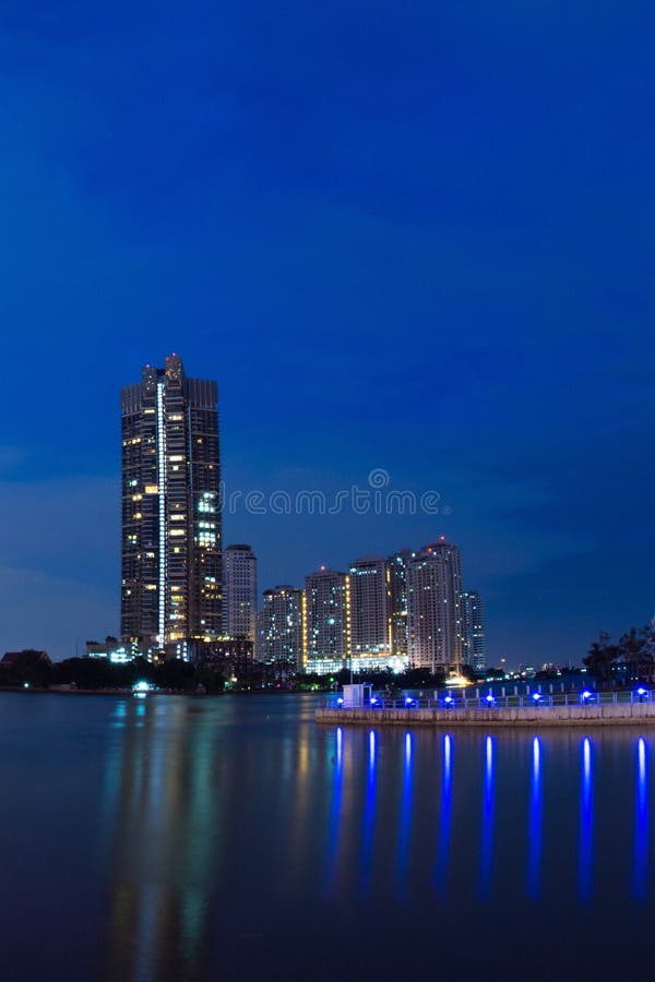 Building Bridges with at Night Editorial Stock Photo - Image of ...