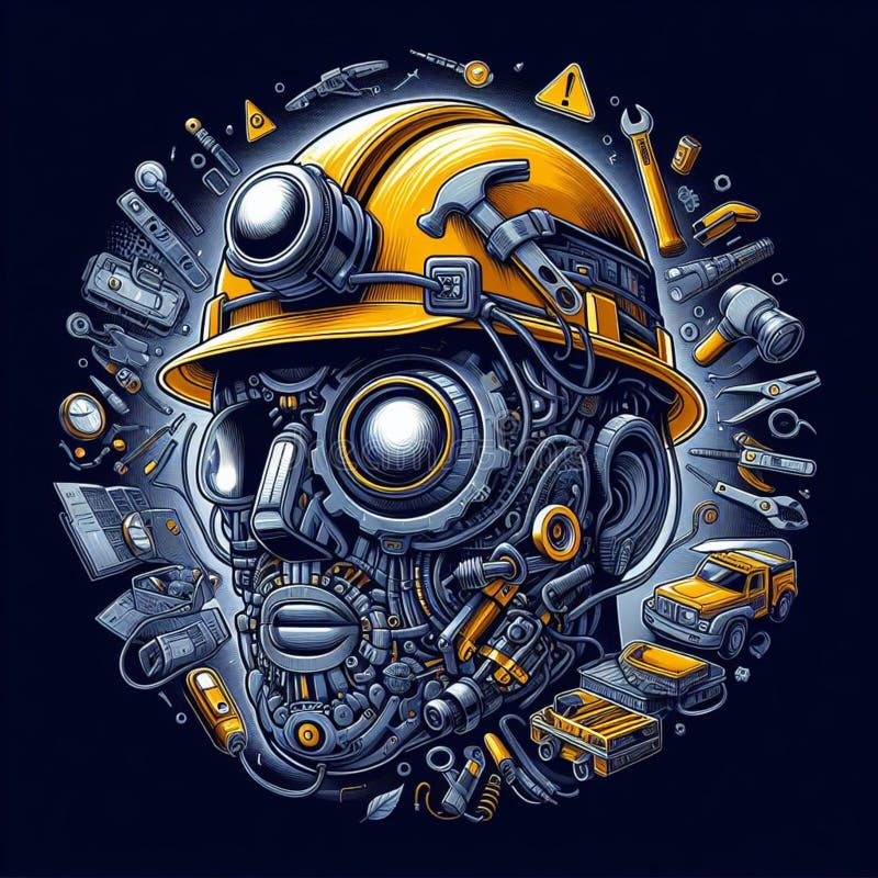 "Building a Brighter Future: the Civil Engineer Robot Revolution" Stock ...