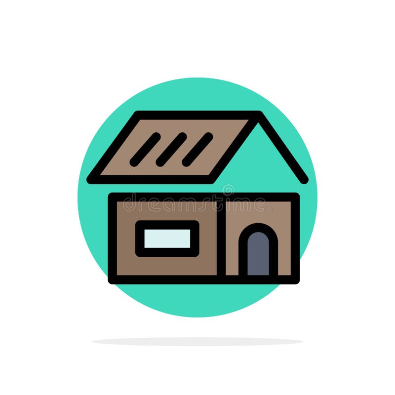 Building, Build, Construction, Home Abstract Circle Background Flat ...