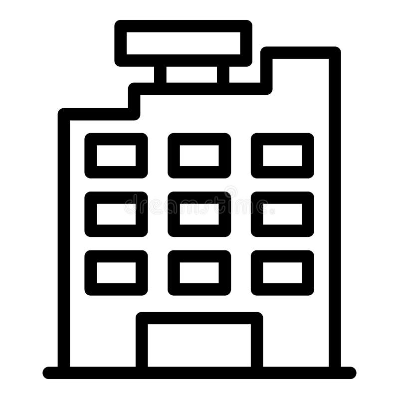Builder Icon in Outline Style Stock Vector - Illustration of architect ...