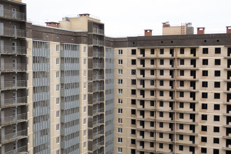 A half-completed building stock photo. Image of concrete - 33023398