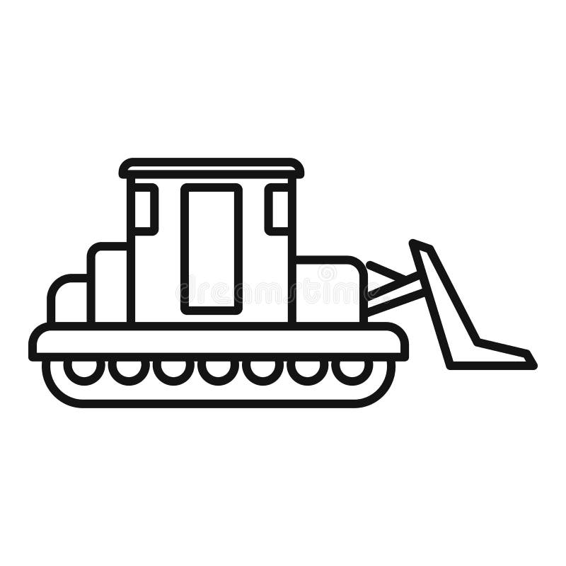 Bulldozer Outline Stock Illustrations – 3,152 Bulldozer Outline Stock ...
