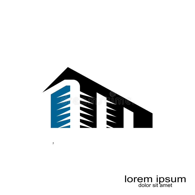 Building Business Logo Design Stock Vector - Illustration of logo ...