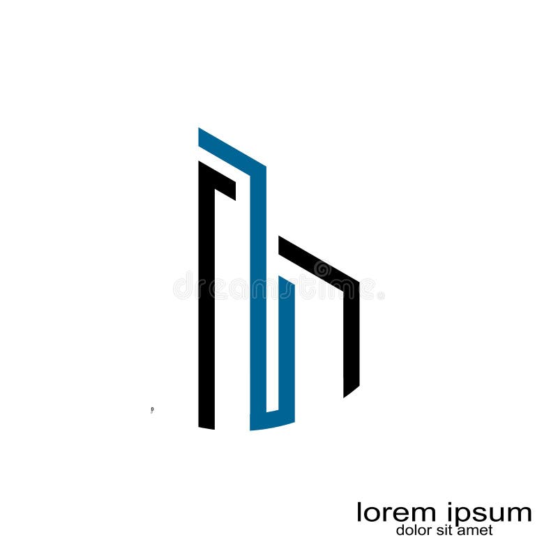 Building Business Logo Design Stock Vector - Illustration of city, icon ...