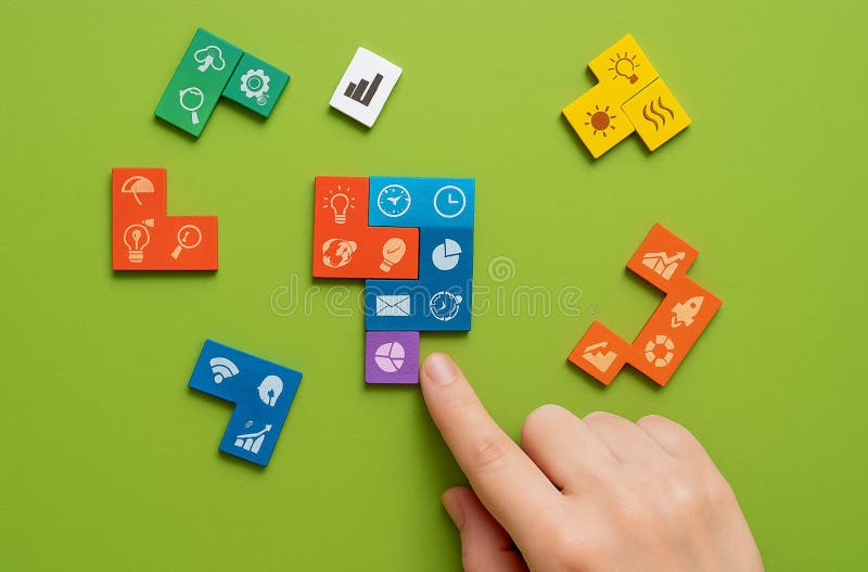Building a Business Model for Strategic Growth Stock Image - Image of ...