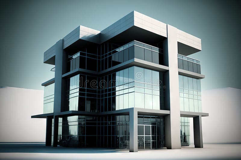 Building businesses stock illustration. Illustration of exterior ...