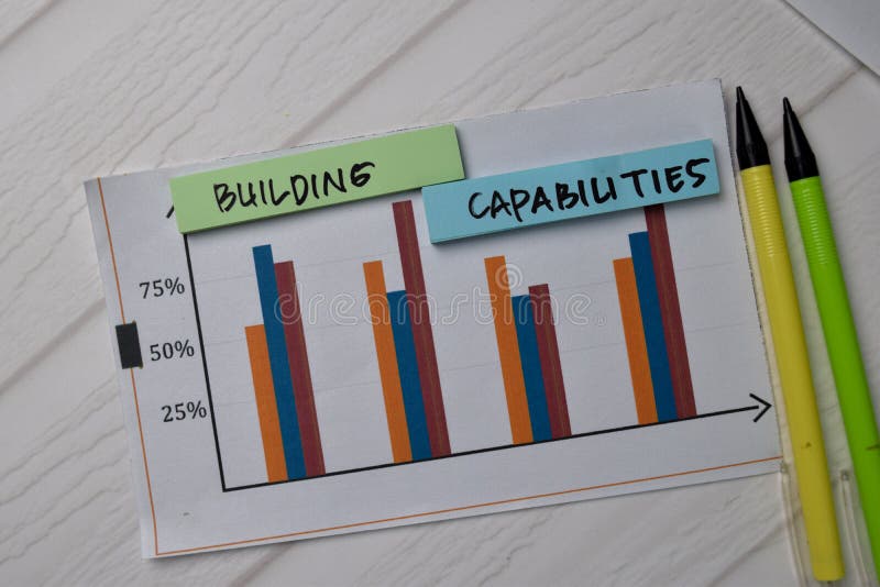 Building Capabilities Write on Sticky Notes with Graphic on the Paper ...