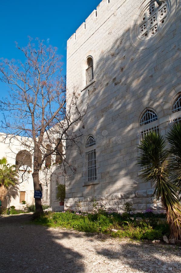 The Interior of the Palace Pontius Pilate, Jerusa Stock Image - Image ...