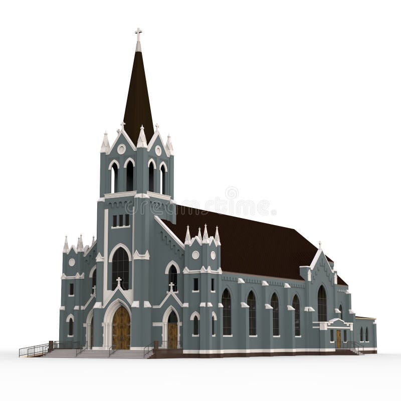 The Building of the Catholic Church, Views from Different Sides. Three ...