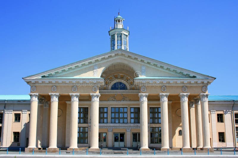 The Building of Chelyabinsk Airport Stock Image - Image of waiting ...