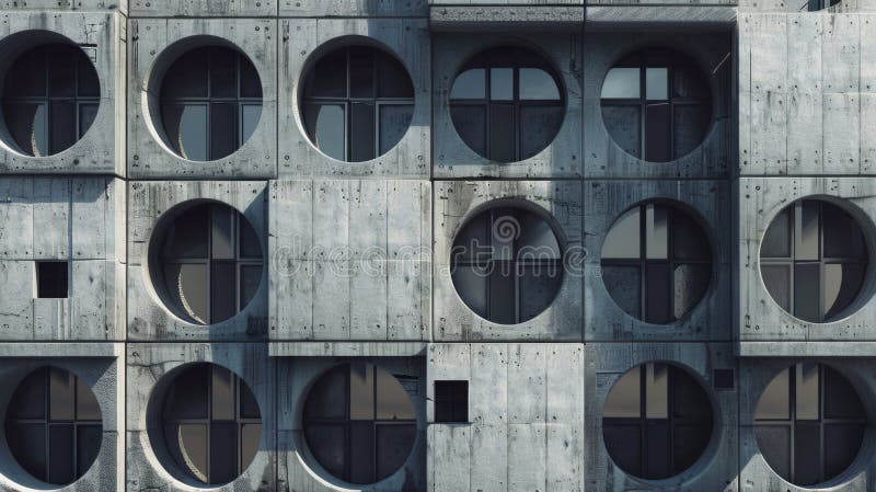 A Building with Circular Openings on the Sides for Ventilation Purposes ...