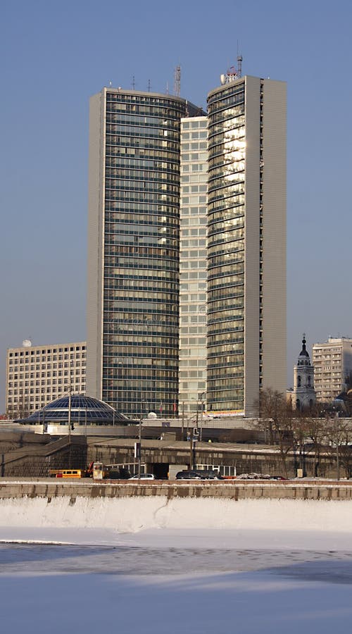 Building of City Administration Stock Image - Image of coldly, colorful ...