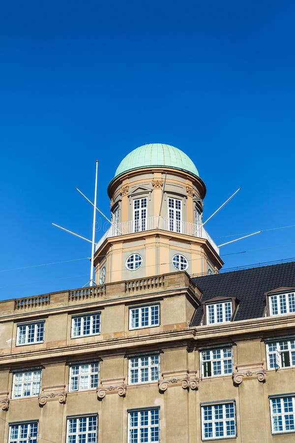 Building in the City Copenhagen, Denmark Stock Image - Image of windows ...