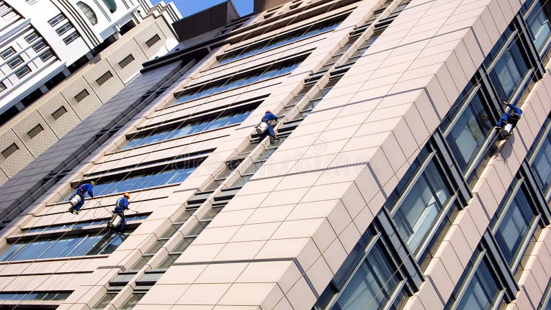 Building Cleaning stock image. Image of asian, business - 17004615