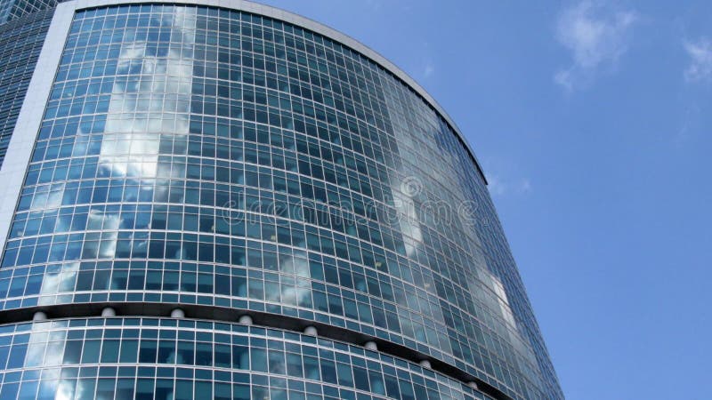 Building. Clouds. Time Lapse Stock Footage - Video of business, glass ...