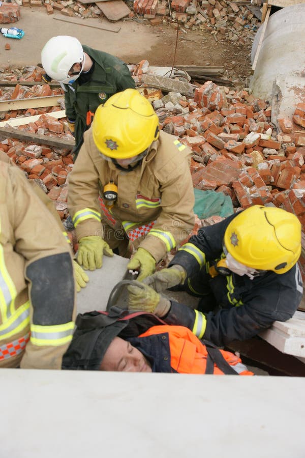 Building Collapse, Disaster Zone Editorial Stock Image - Image of ...