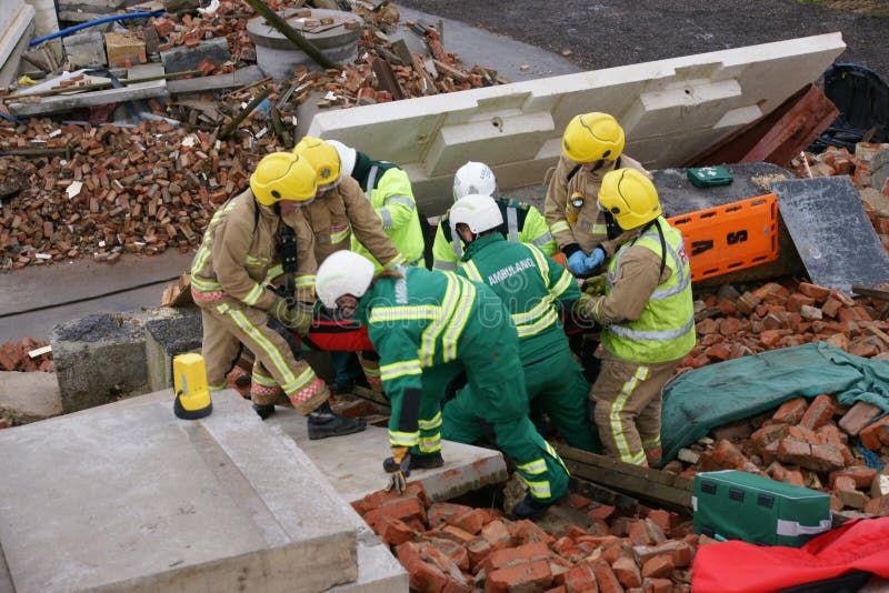Building Collapse, Disaster Zone Editorial Stock Image - Image of ...
