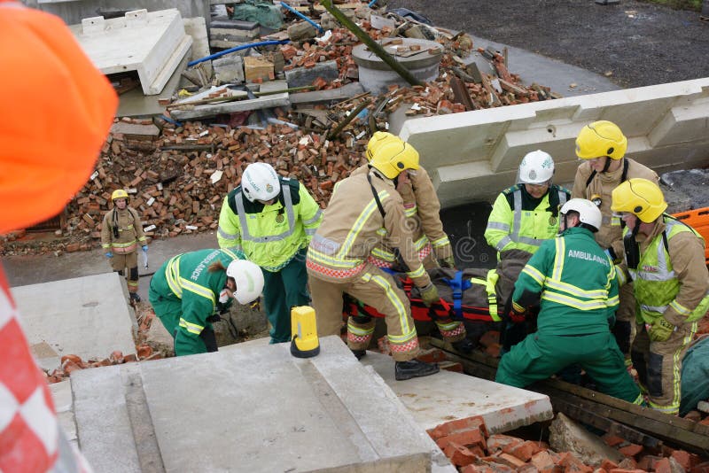 Building Collapse, Disaster Zone Editorial Stock Photo - Image of ...