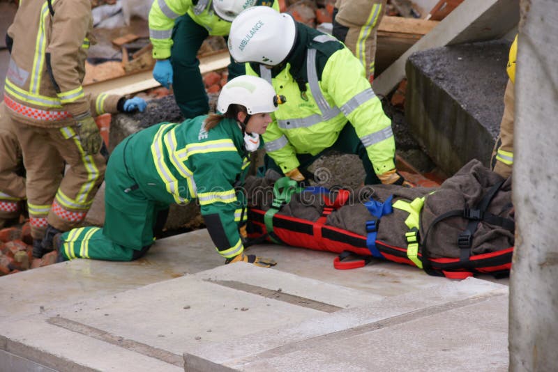 Building Collapse, Disaster Zone Editorial Photography - Image of smell ...