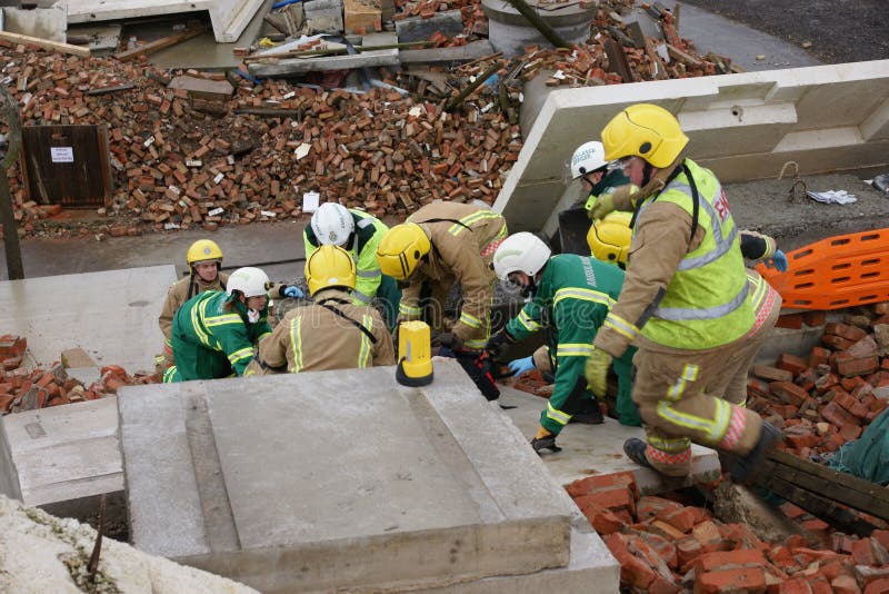 Building Collapse, Disaster Zone Editorial Photography - Image of ...
