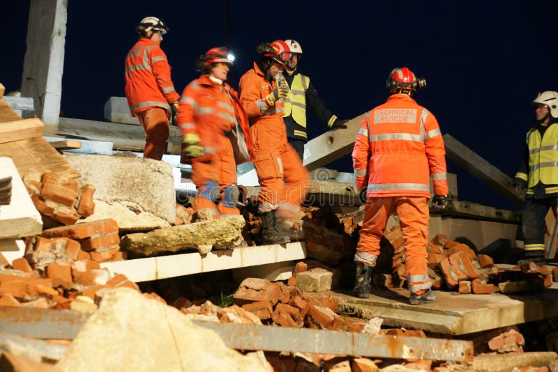 Building Collapse, Disaster Zone Editorial Image - Image of collapse ...