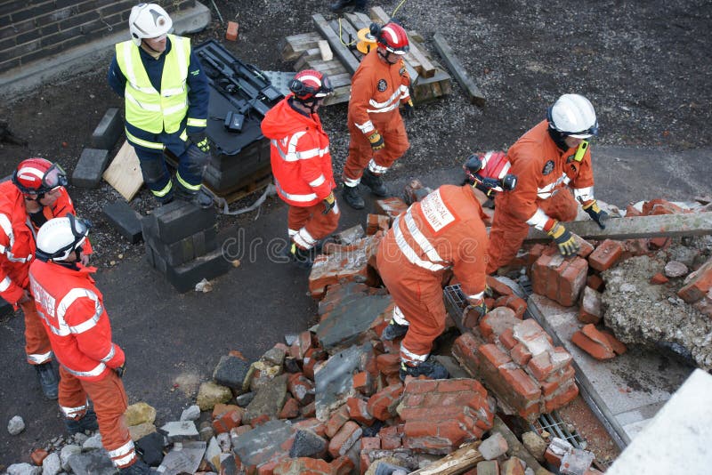 Building Collapse, Disaster Zone Editorial Stock Image - Image of ...