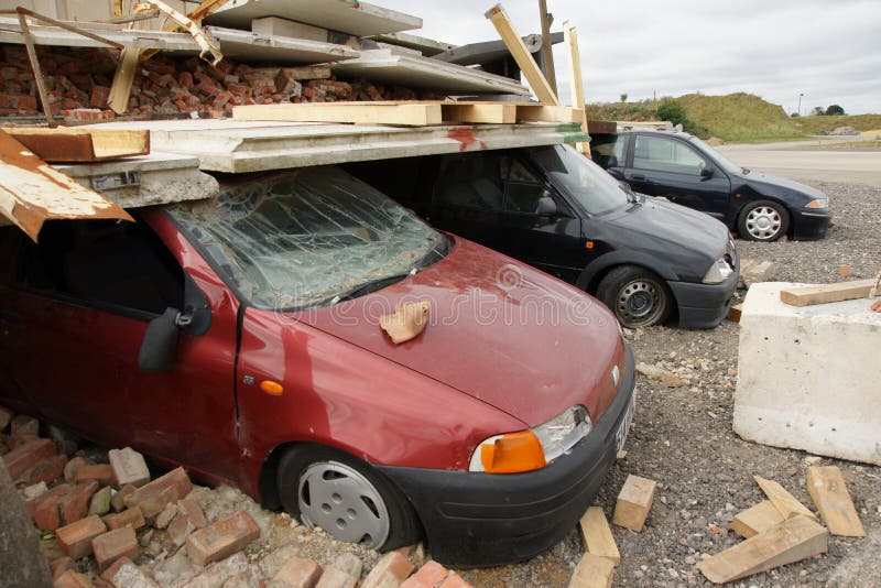 Building Collapse, Structural Damage, Structural Failure Stock Image ...