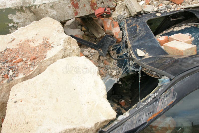 Building Collapse, Structural Damage, Structural Failure Stock Photo ...
