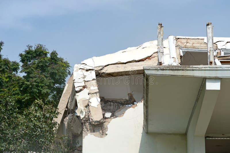 The Building collapse stock image. Image of break, home - 86238333