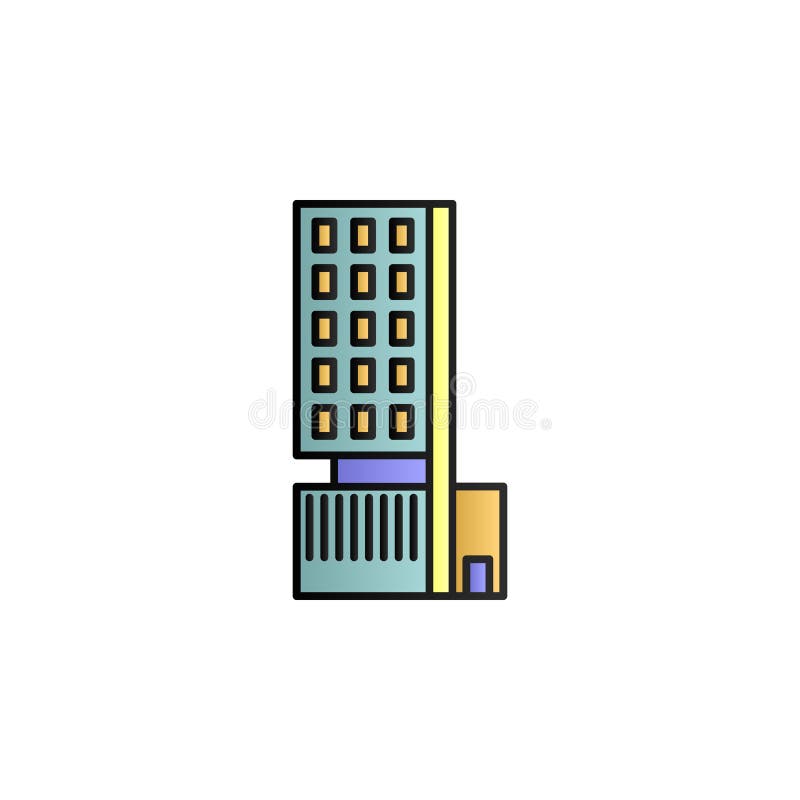 Building Color Gradient Vector Icon Stock Illustration - Illustration ... Building Color Gradient Vector Icon Stock Illustration - Illustration ...