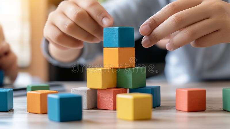 Building Colorful Blocks Creates Fun and Engaging Activity for Children ...