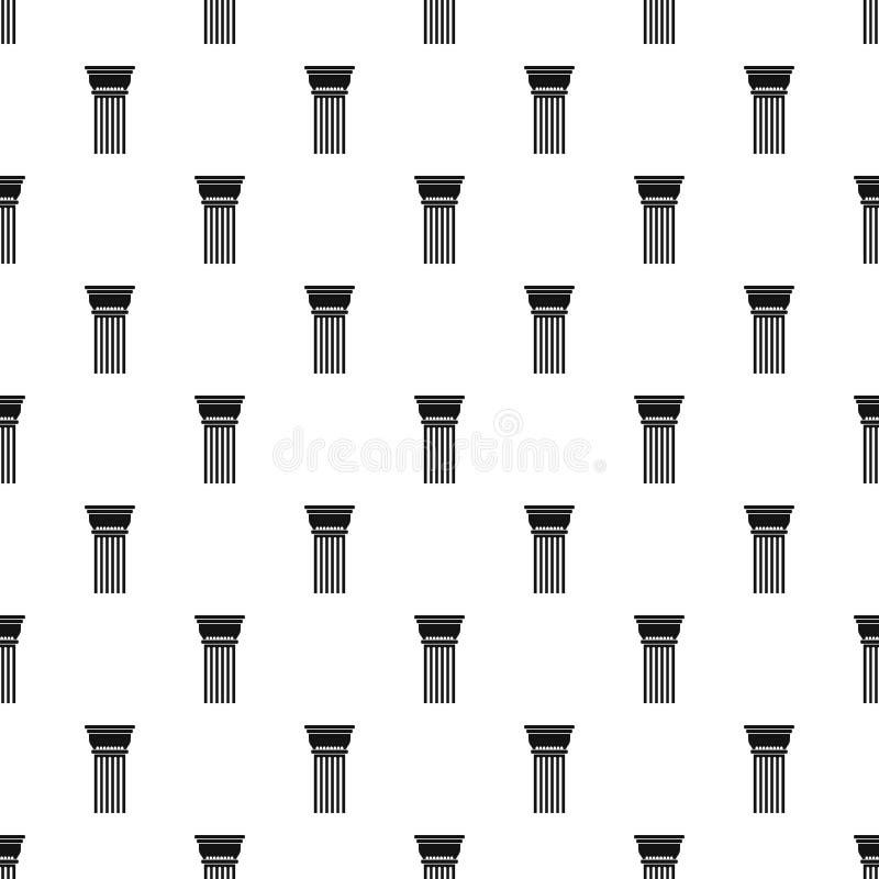 Roman Column Pattern Seamless Stock Illustrations – 891 Roman Column ...