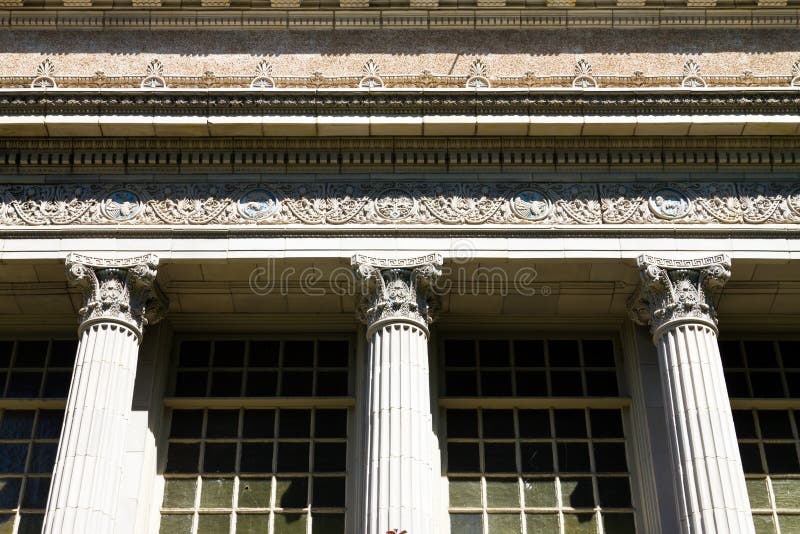 Building with Columns stock photo. Image of roman, columns - 24843554