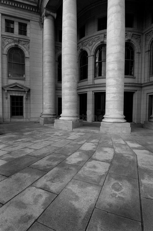 Building with Columns stock image. Image of dome, sidewalk - 2733049